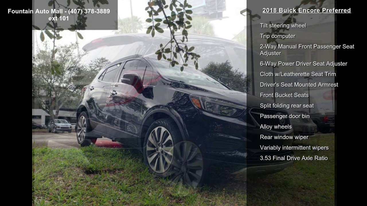 2018 Buick Encore Preferred - Fountain Auto Mall - Orland... - YouTube