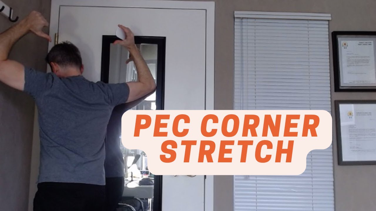 Pec corner stretch - YouTube