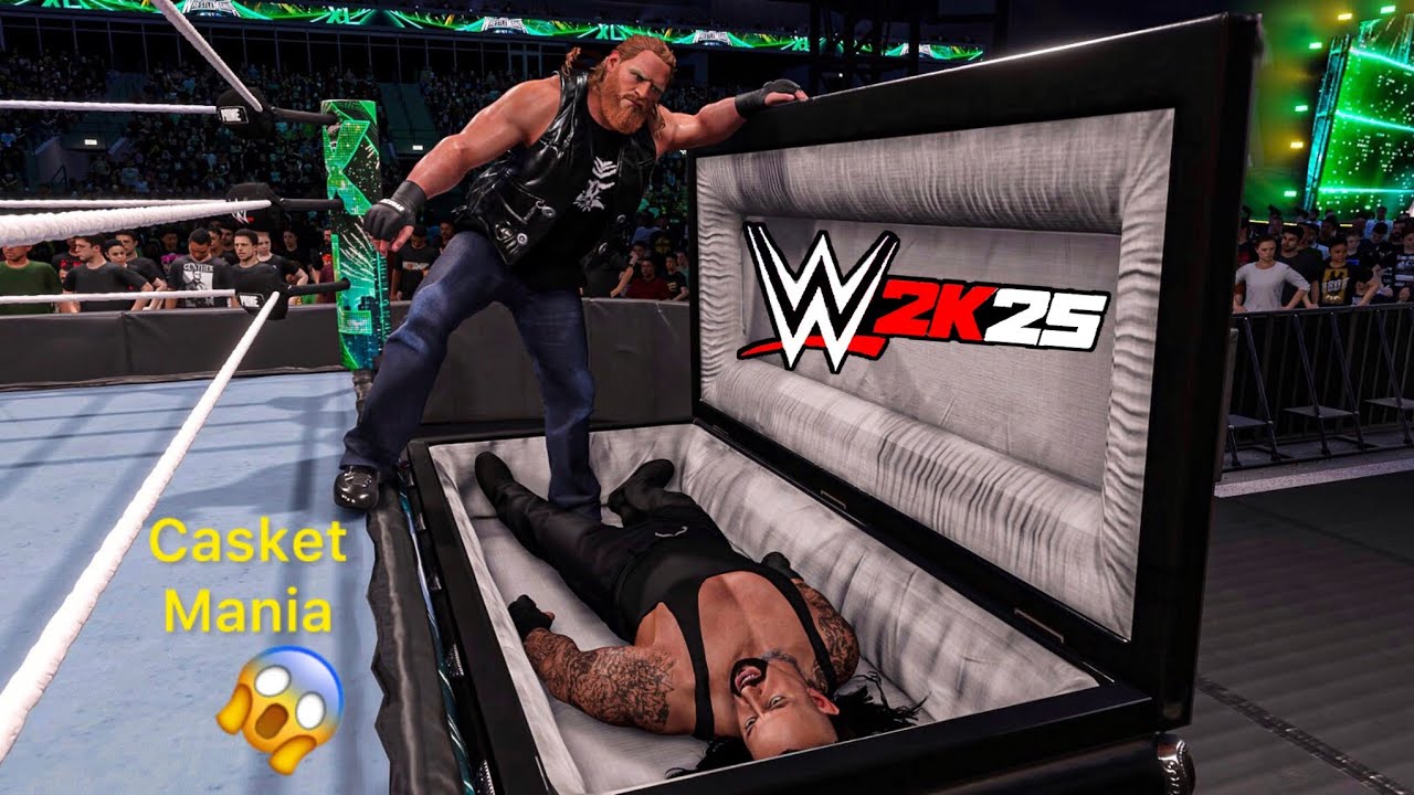 Brock Lesnar & The Undertaker Face Off In A WrestleMania Casket Match ...