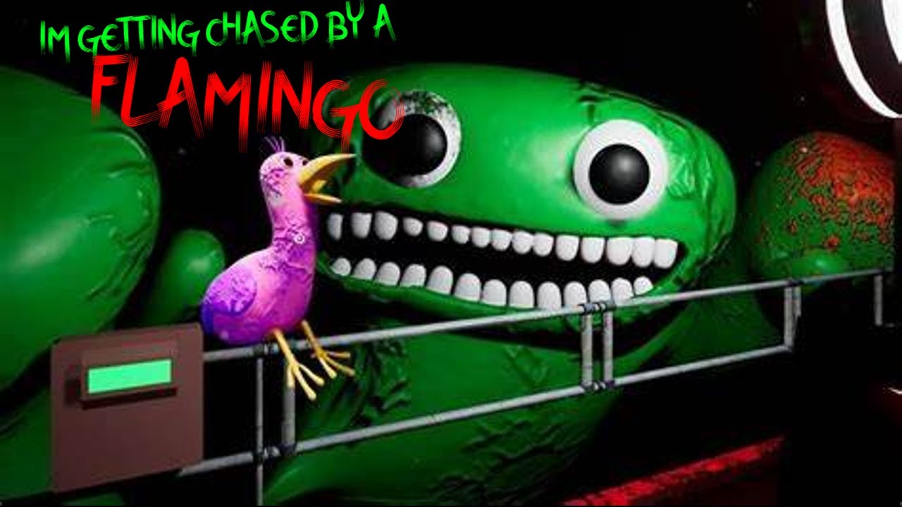 deadly flamingo that chases kids | Garten of Ban Ban - YouTube