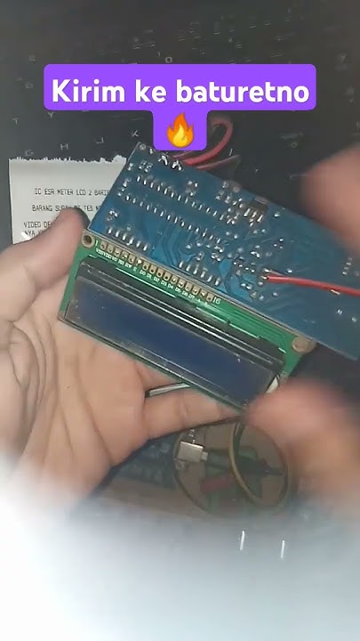 spill ic esr untuk servis 🔥 esr LCD 2 baris - YouTube