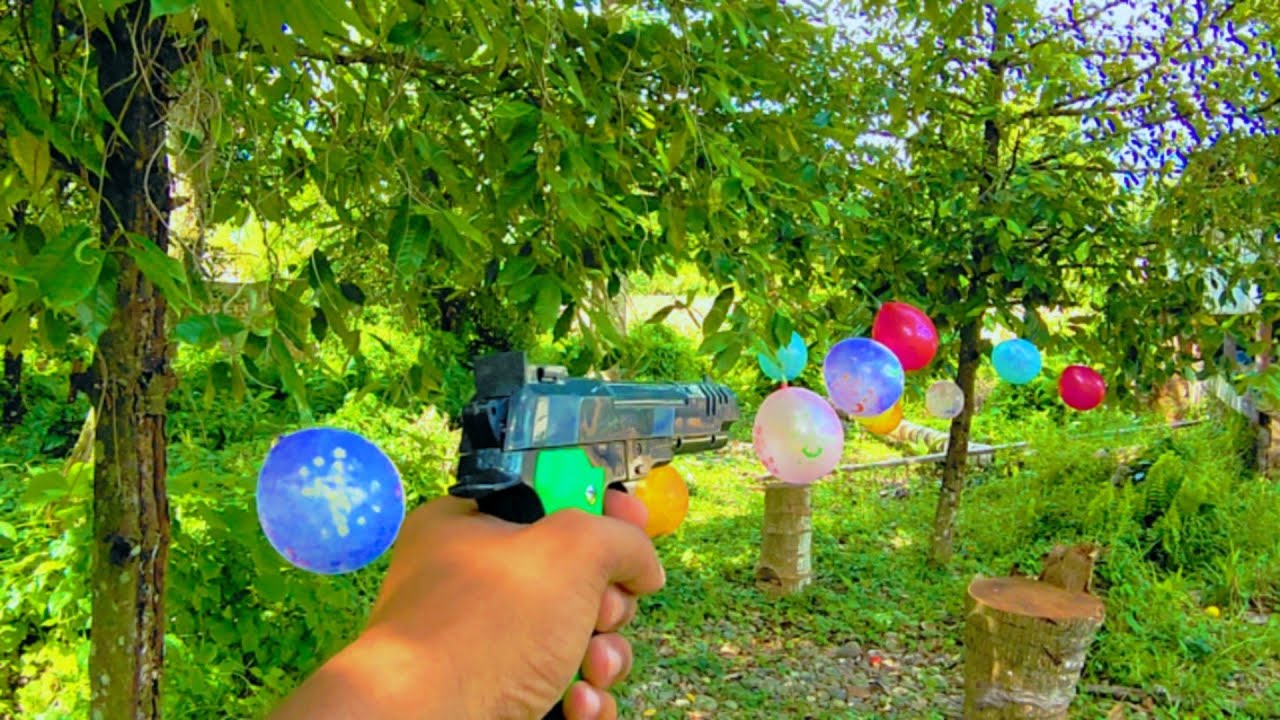 MENCARI MAINAN BALON BERHADIAH,TEMBAK-TEMBAK,BUS TAYO, AVENGERS,MOBIL ...