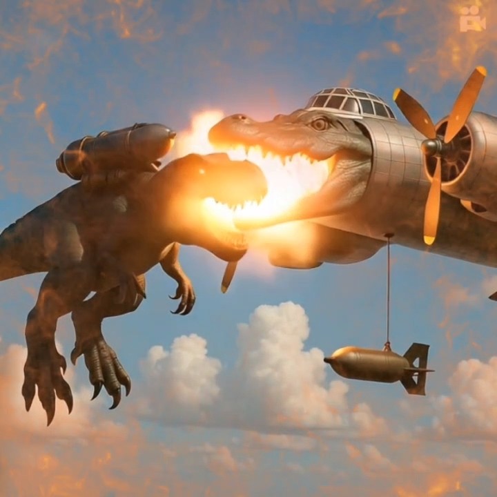 Nuclearo Dinossauro vs Bombardiro Crocodilo (episódio filler) - YouTube
