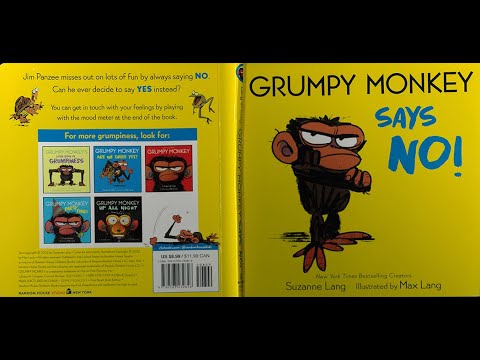 Grandpa Reads: Grumpy Monkey Says No - YouTube