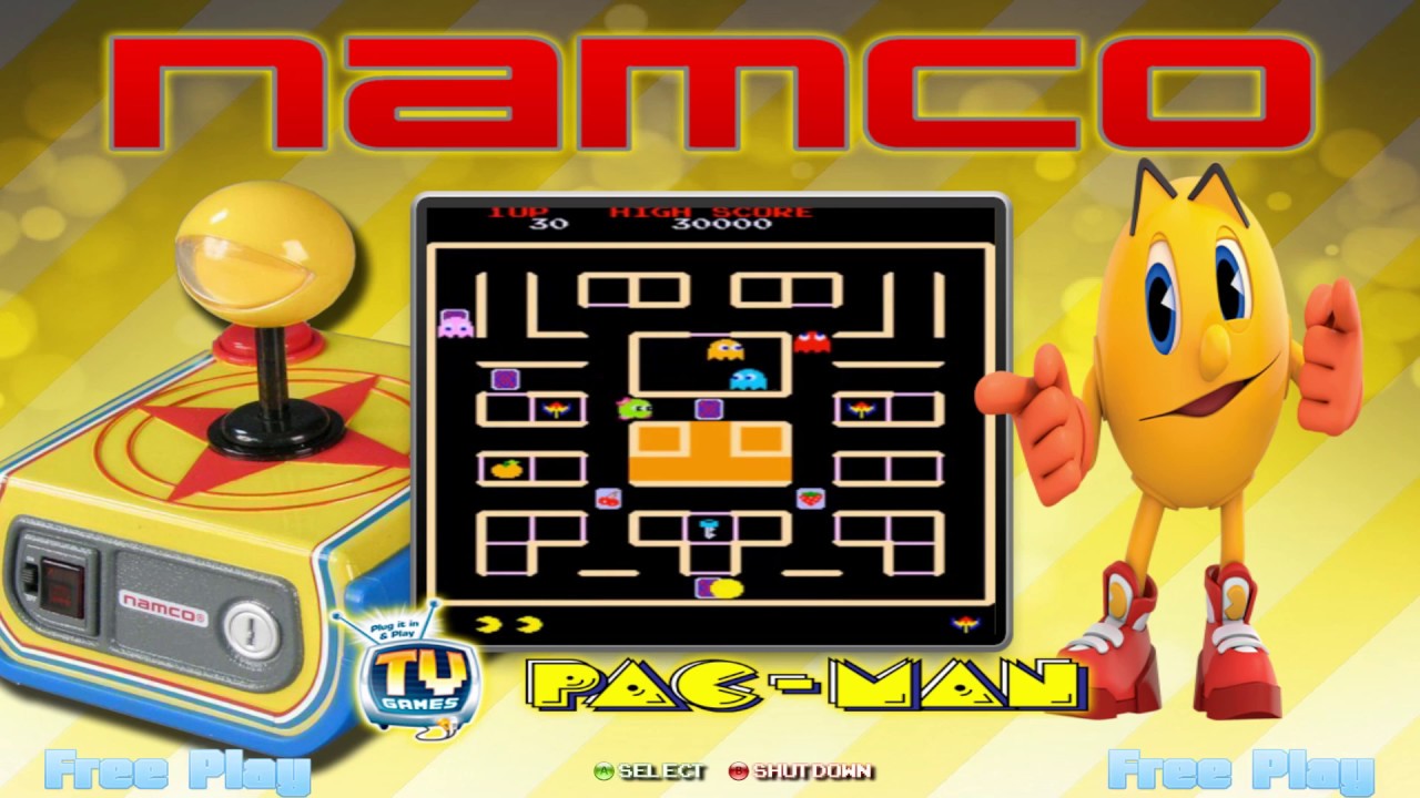 HyperSpin Box - Namco Plug n Play TV Gaming System (ShowCase) - YouTube