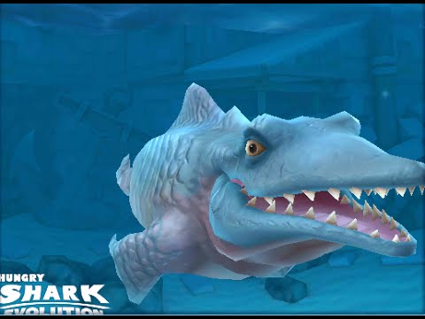 Hungry Shark Evolution Mr Snappy (Mosasaurus) Gameplay New Prehistoric ...