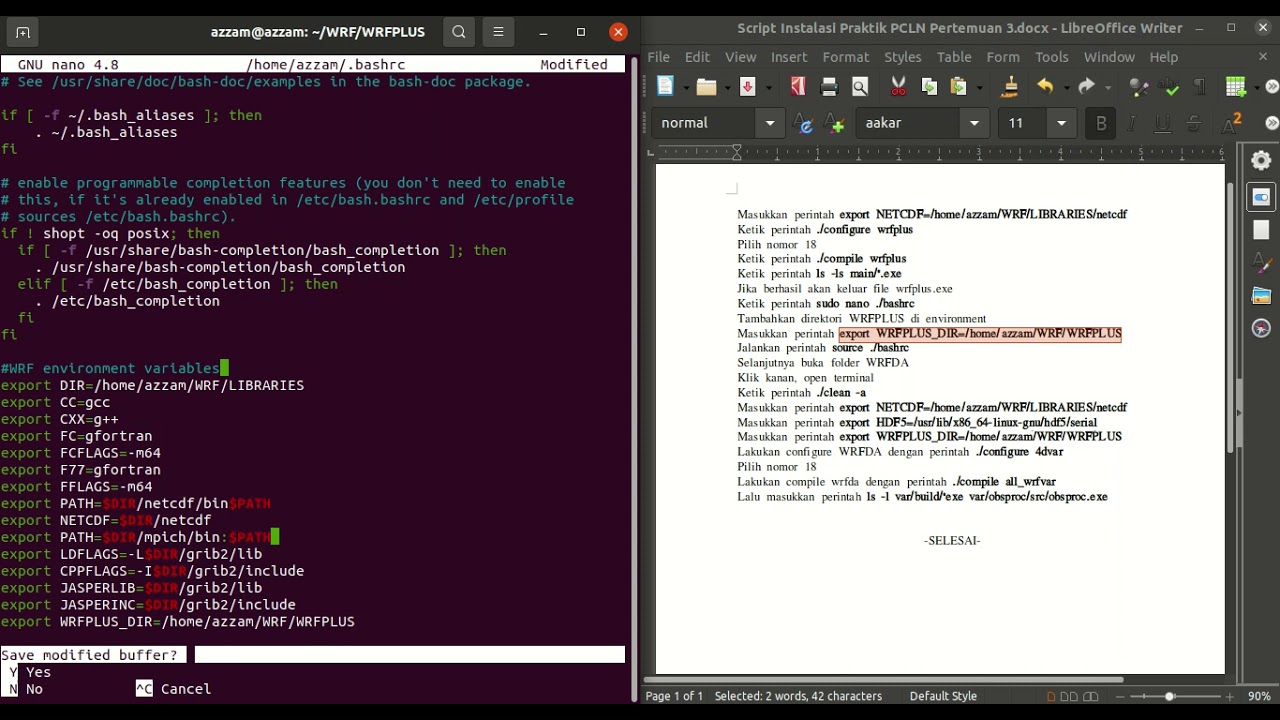 HOW TO INSTALL WRF DA 4DVAR - YouTube