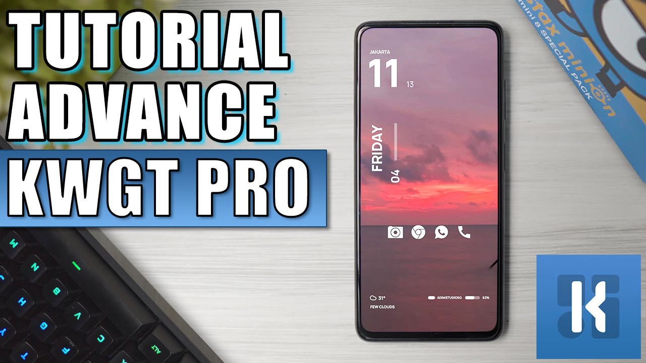 Tutorial Advance KGWT Widget - Cara Modifikasi Layar Poco X3 - YouTube