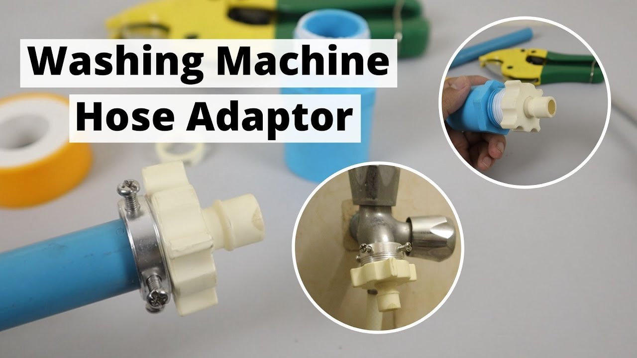 Easy Way to Connect Washing Machine Hose Adaptor - YouTube
