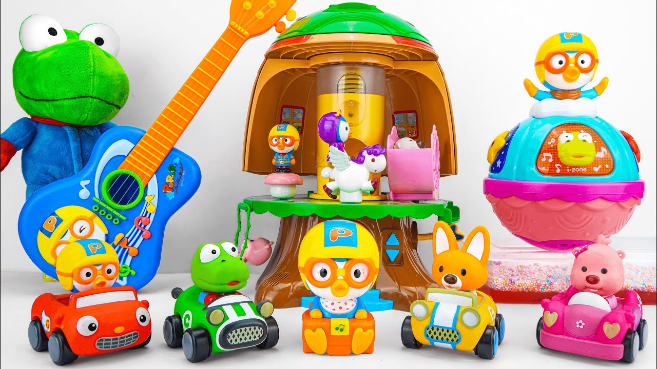 [🌟Toy ASMR🌟] 💛96 Minutes Satisfying with Unboxing Pororo Forest Tree ...