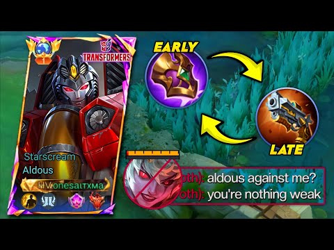 ALDOUS PERFECT BUILD FOR EARLY TO LATE GAME AGAINST ARROGANT META HEROES IN EXPLANE🔥!!!  - MLBB