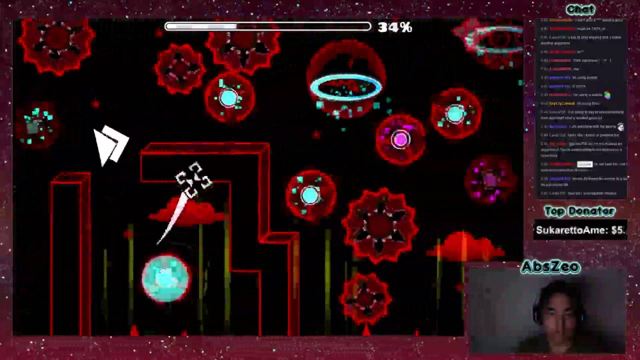 Geometry Dash "Blood Menace" 100% ((3 Coins)) Gameplay By AbsZeo - YouTube