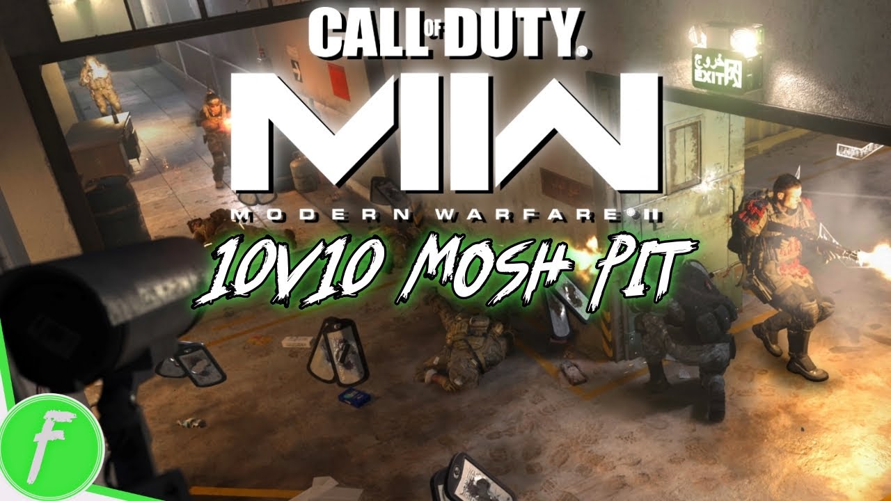 Call Of Duty Modern Warfare 2 10v10 Mosh Pit Gameplay HD (PC) | NO ...