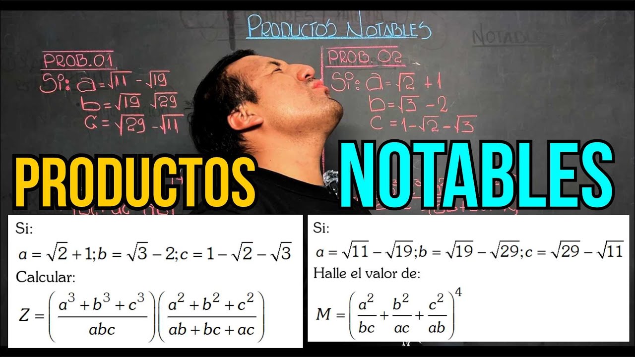 IDENTIDADES CONDICIONALES | PRODUCTOS NOTABLES | ÁLGEBRA CON LALO - YouTube