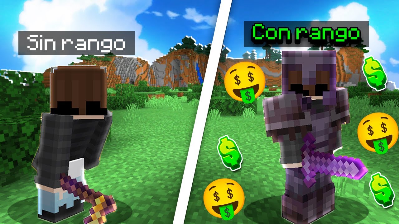 ASI es JUGAR con el RANGO mas CARO en GENS | Minecraft - YouTube