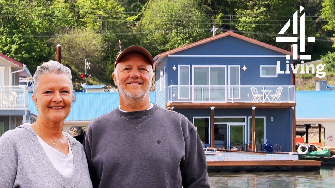 Couple Build MASSIVE Dream Home on Water | My Floating Home - YouTube