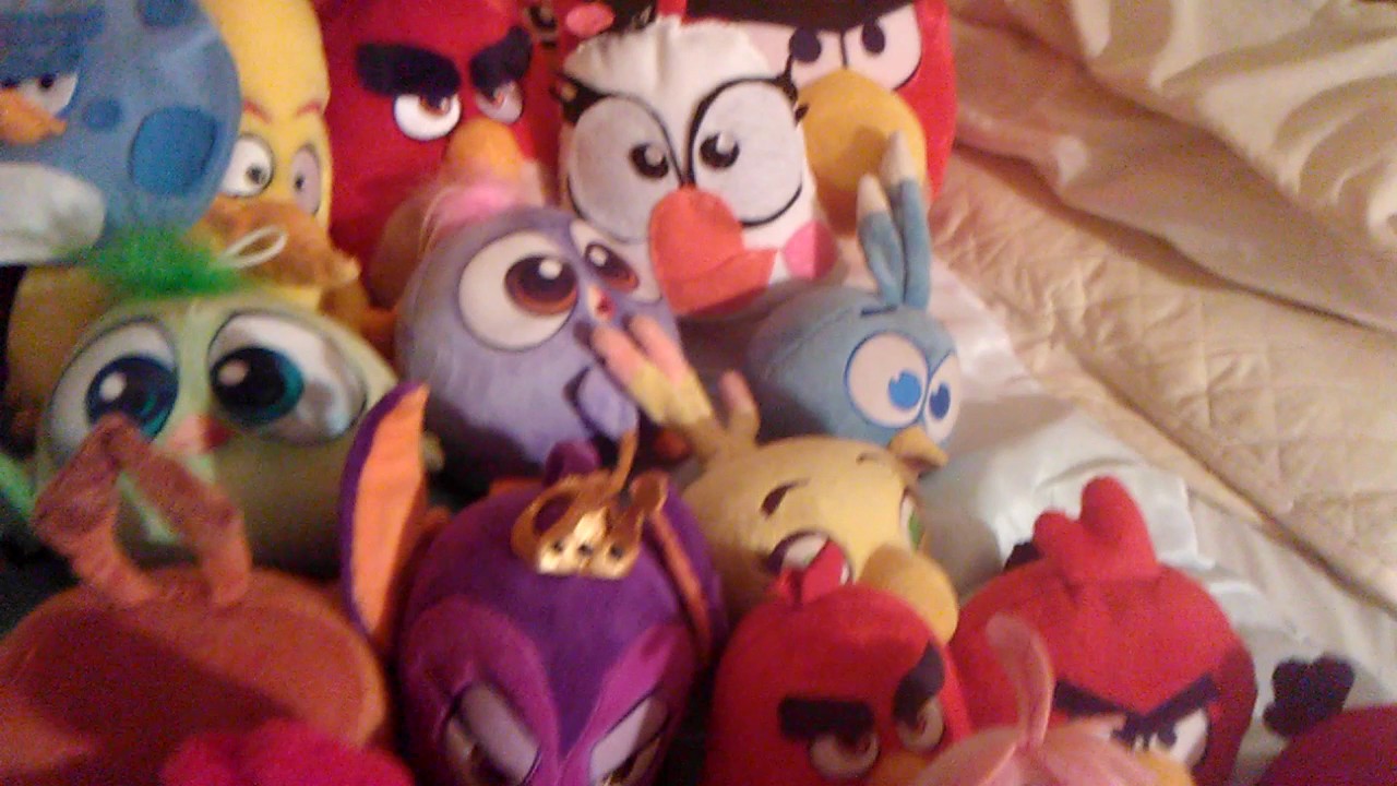 My Angry Birds plush collection - YouTube