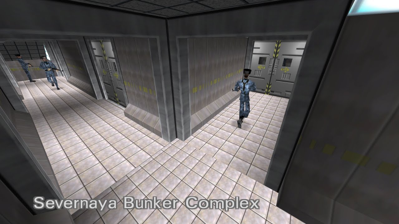 GoldenEye 007 N64: Bunker II - 007 Difficulty - YouTube