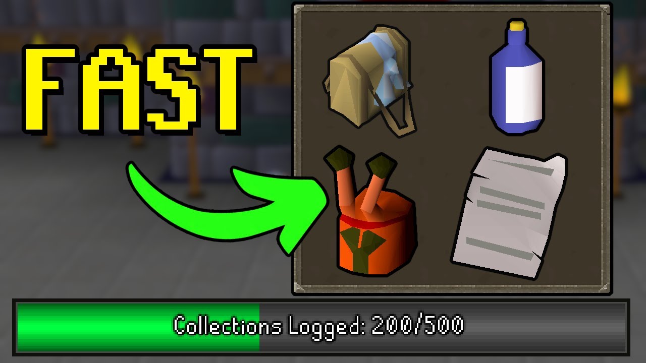 The 200 fastest collection log slots in OSRS - YouTube