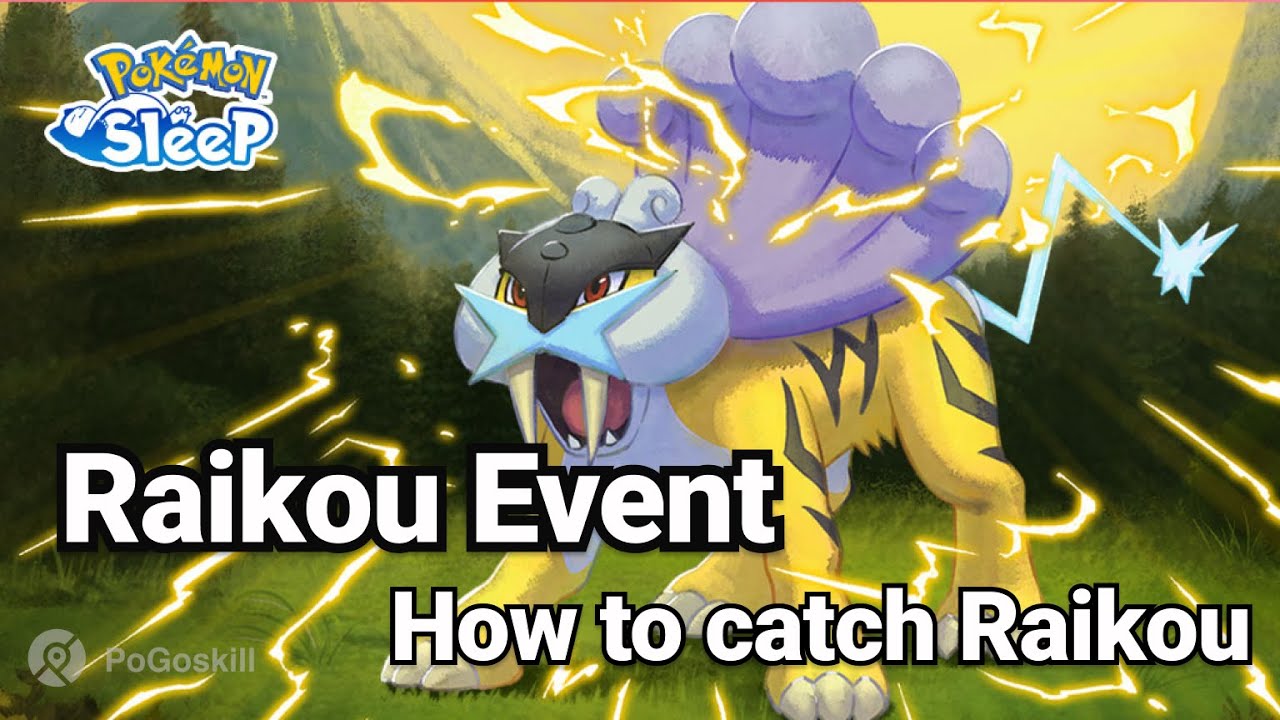 Pokemon Sleep|Raikou Event started! How to catch Raikou - An error ...