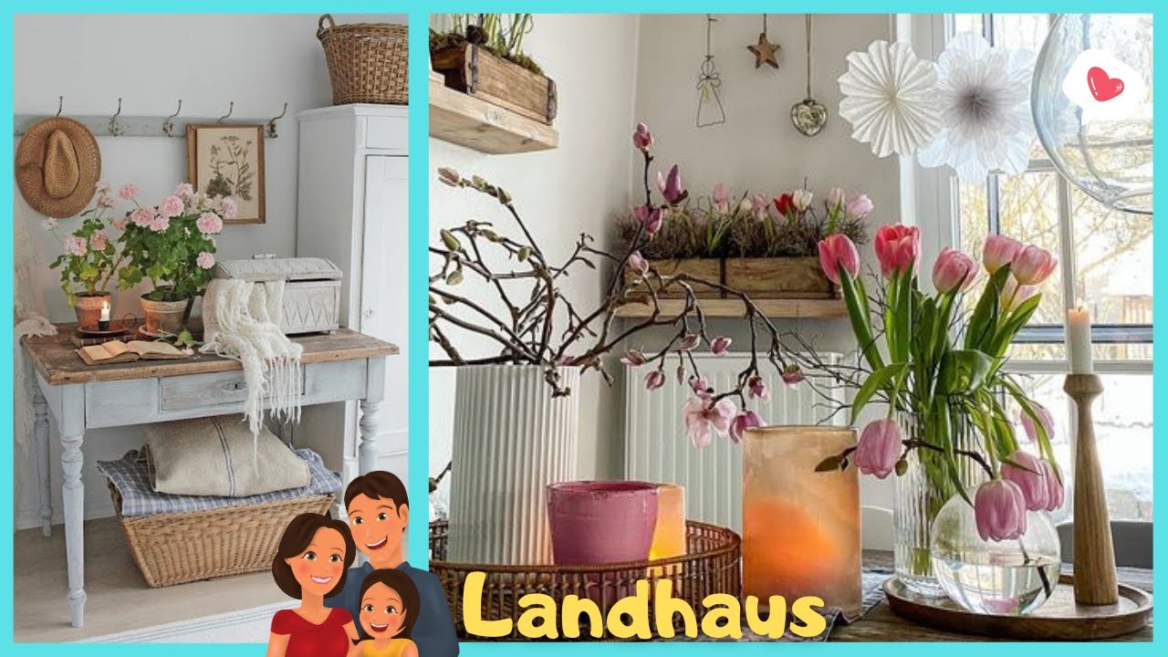 25 Wunderschöne Deko Ideen zum Nachmachen im Landhaus Style - YouTube