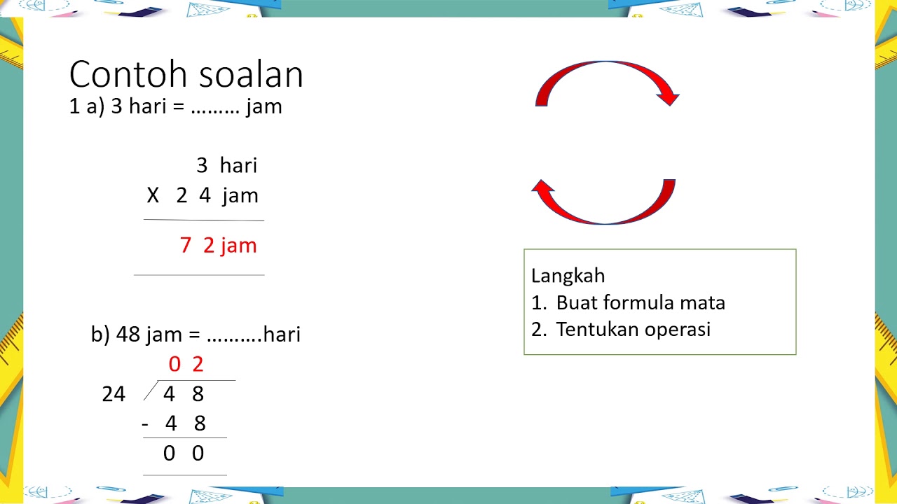 MATEMATIK TAHUN 4 (PERTUKARAN UNIT MASA) SKAJ - YouTube