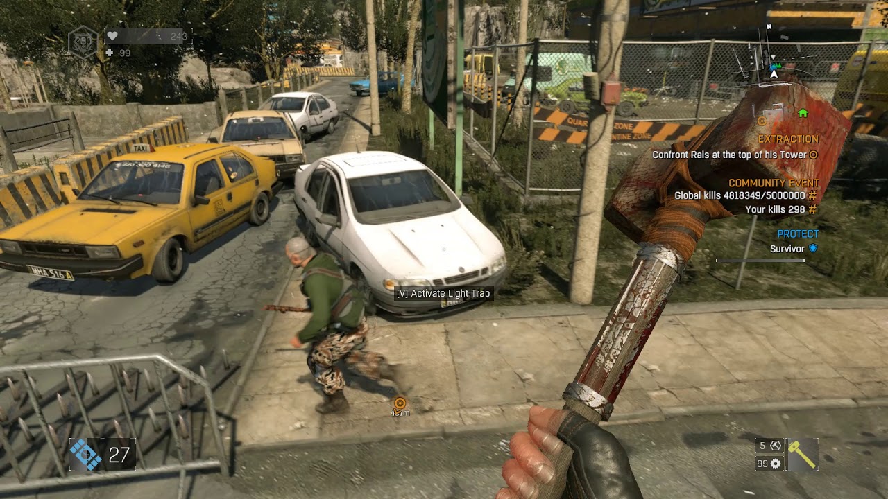 Dying Light – Helping Underbridge Blue Shield Guy - YouTube