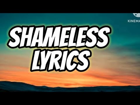 Shameless lyrics by Camila cabello - YouTube