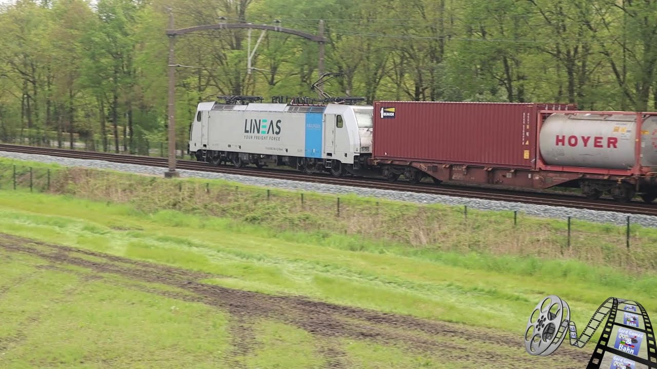 Trainspotting #66 Short- Br 186 296-2 Railpool/Lineas Richtung Venlo ...