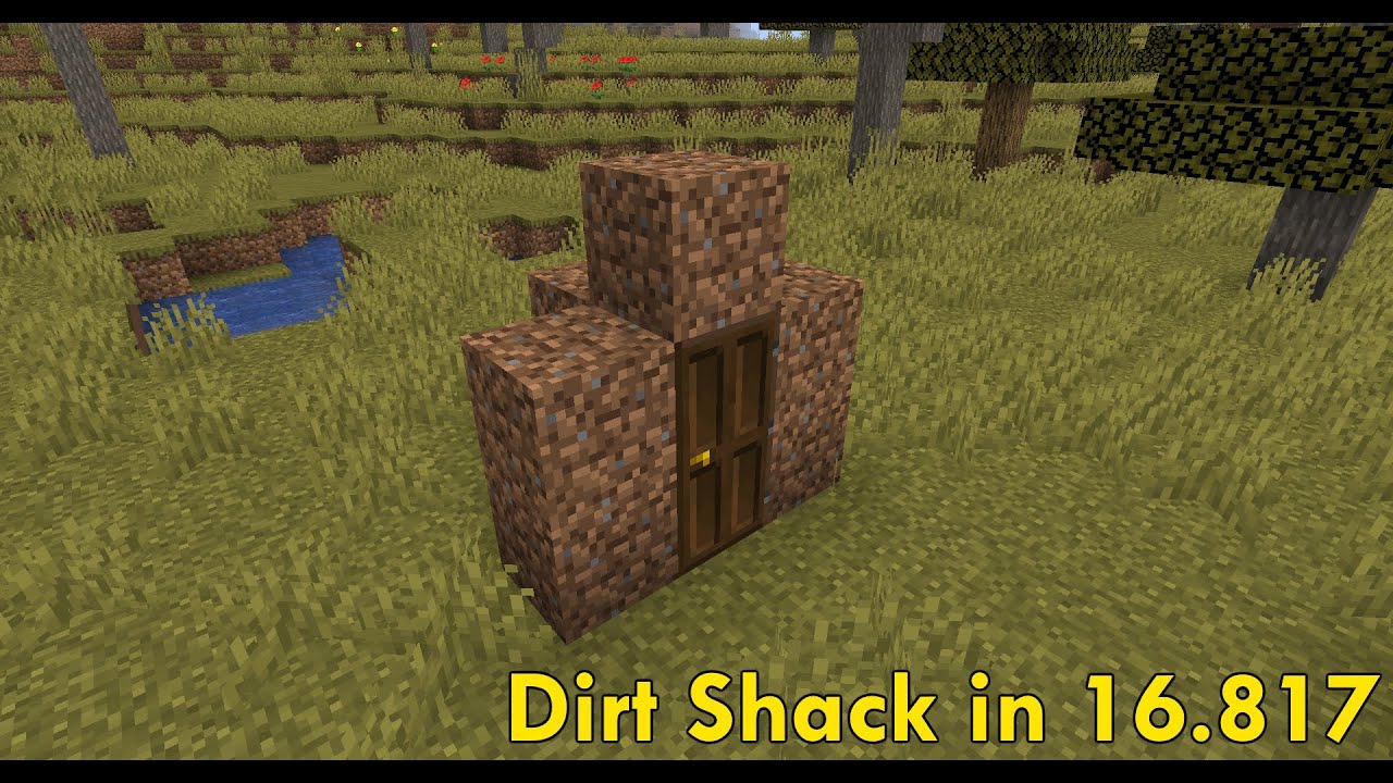 Building a dirt shack in 17 seconds - TAS - YouTube