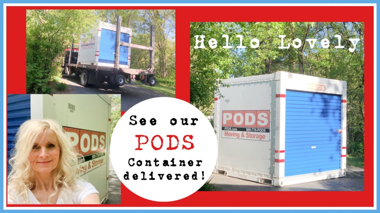 PODS Container Delivery to My Driveway! - YouTube