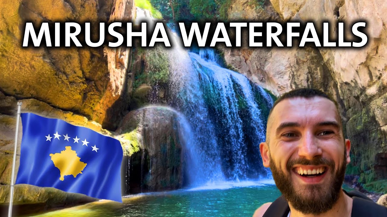 Mirusha Waterfalls in Kosovo 🇽🇰😍 Ujvaret e Mirushes ⛰️ KOSOVO VLOG 🇦🇱🇽🇰 ...