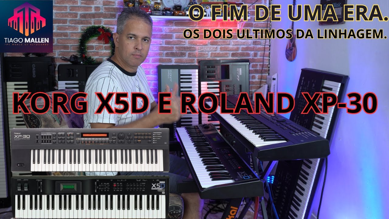 ROLAND XP-30 E KORG X5D - DUAS LENDAS DO FINAL DOS ANOS 90 - (TECLADOS ...