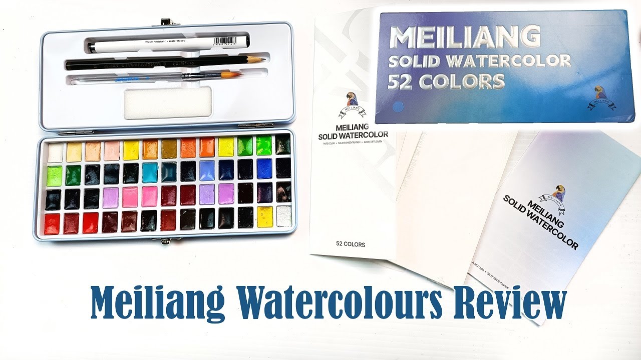 Meiliang Watercolor Paints 52 Set Review - aka Pretty Excellent Paints ...