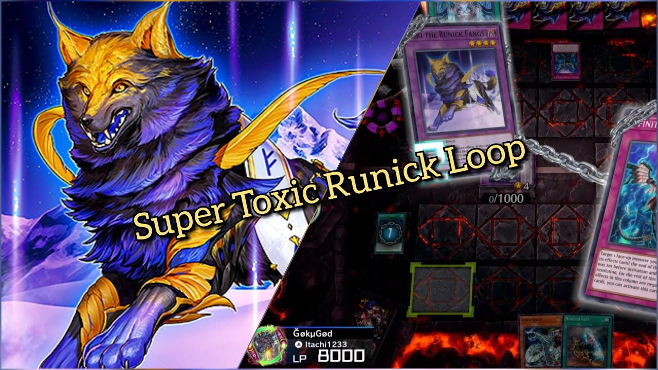 Yu-Gi-Oh! Master Duel | Runick broken loop makes game 1 Player only - YouTube