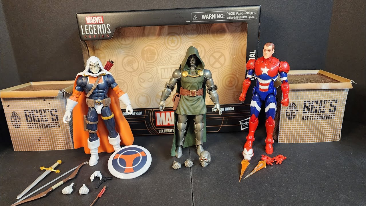Marvel Legends The Cabal Amazon Exclusive Doctor Doom, Iron Patriot ...