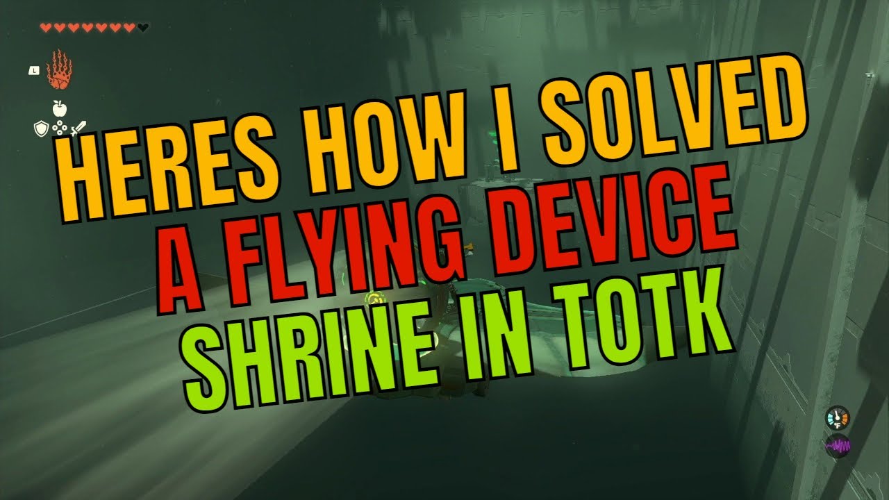 How to complete A Flying Device shrine in Zelda TOTK? - YouTube