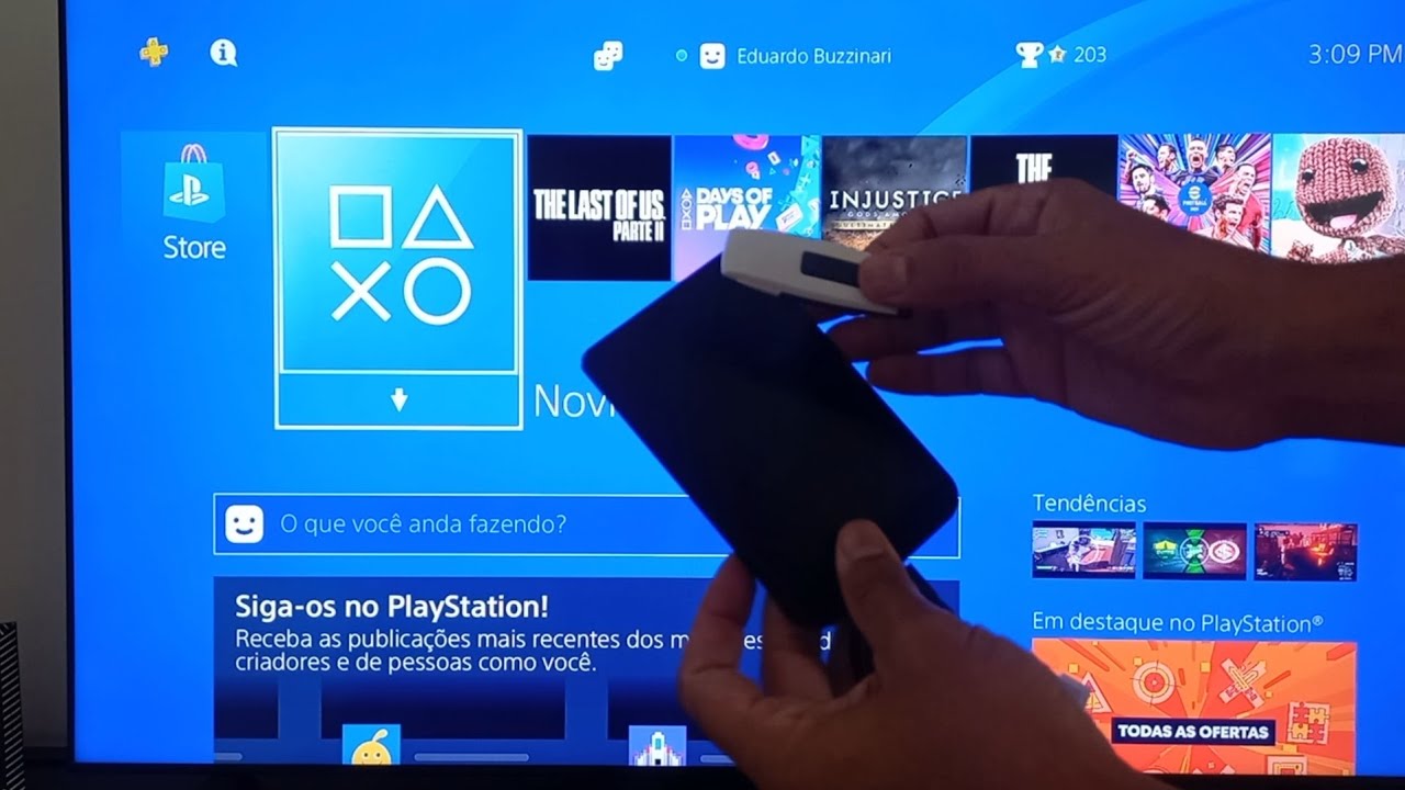 COMO GRAVAR OS SAVEGAMES DO PS4 EM UM PEN DRIVE OU HD EXTERNO ...