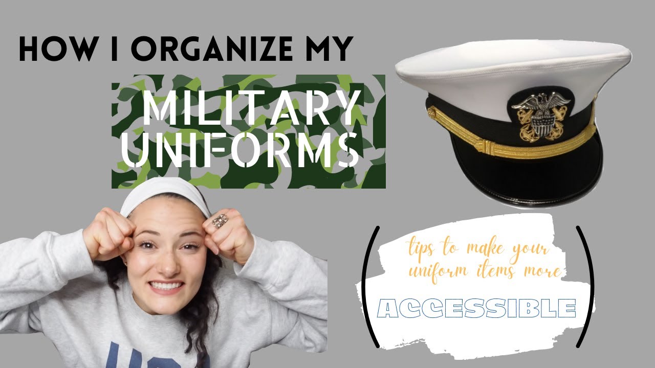 Tips For Organizing Your Military Uniforms - YouTube