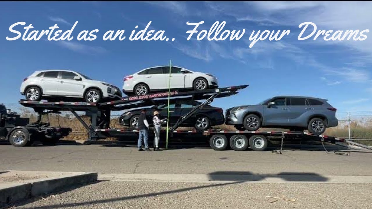 8 car transport day!! Loading, unloading explaining who, what, where ...