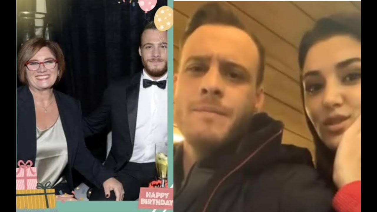 Hande Erçel Kerem Bursin celebrated her mother's birthday and the ...