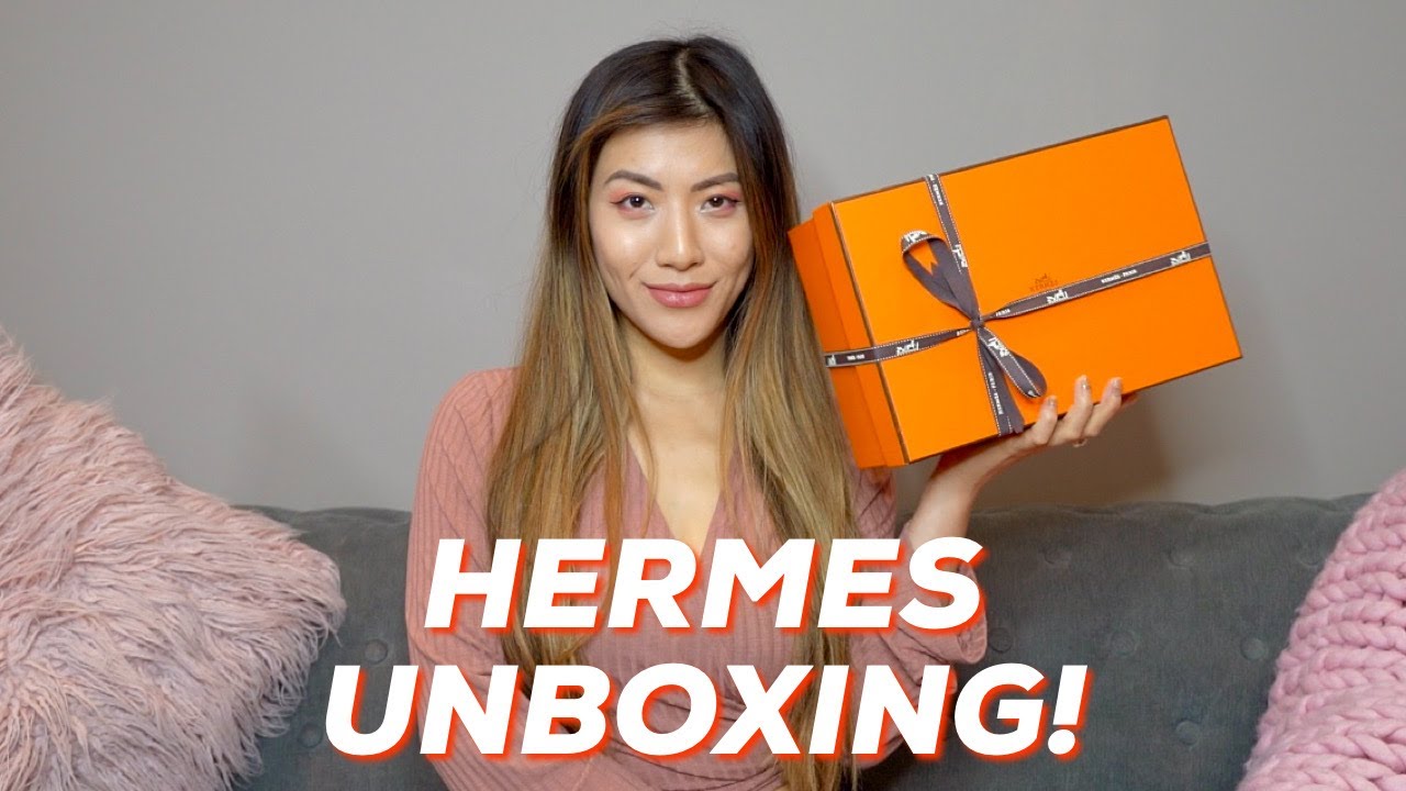 SHE'S BUYING HERMES NOW?! 😅 A SHOE UNBOXING & TRY ON! 🍊 - YouTube