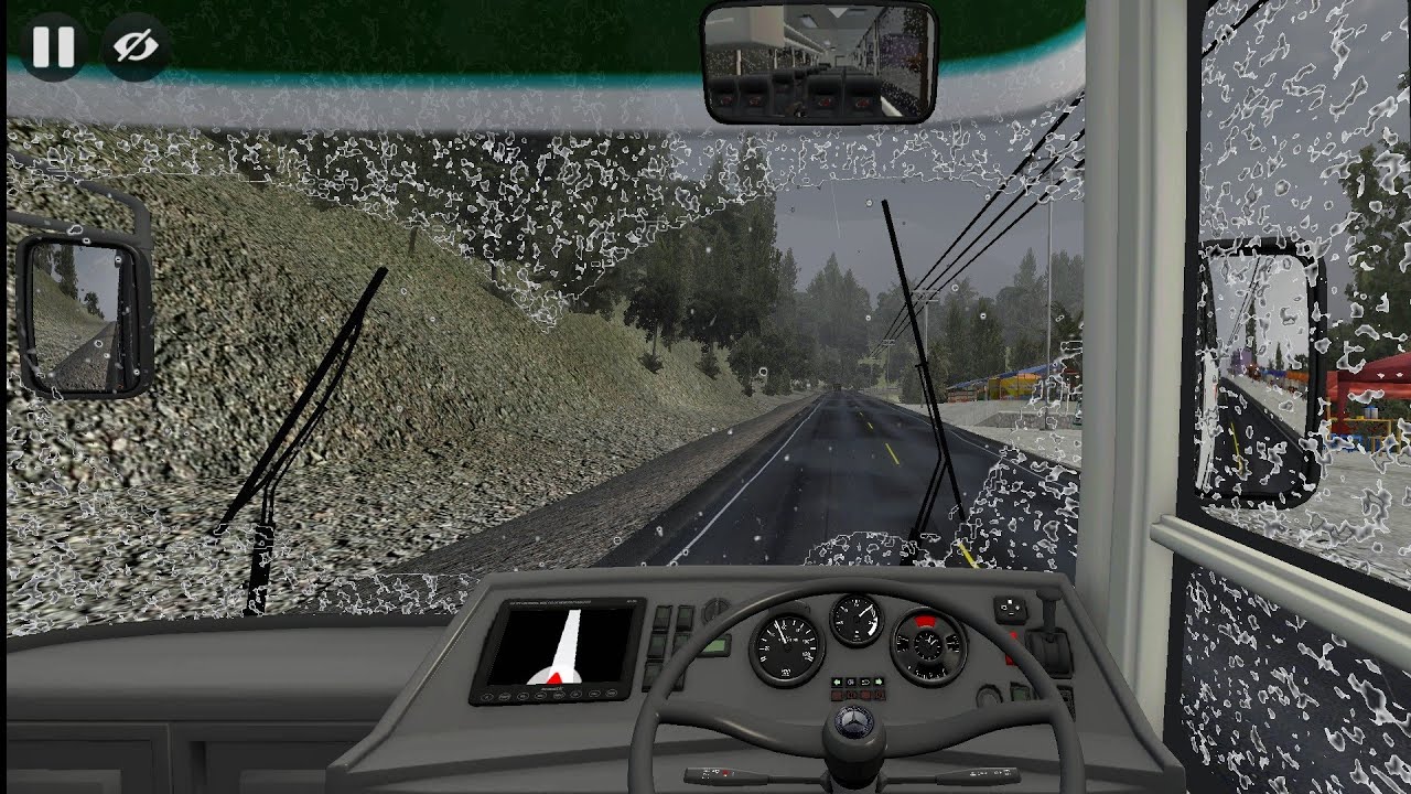 SENSASI JADI SOPIR BUS. Mod Bussid bus mercy tua Kramat Djati - YouTube