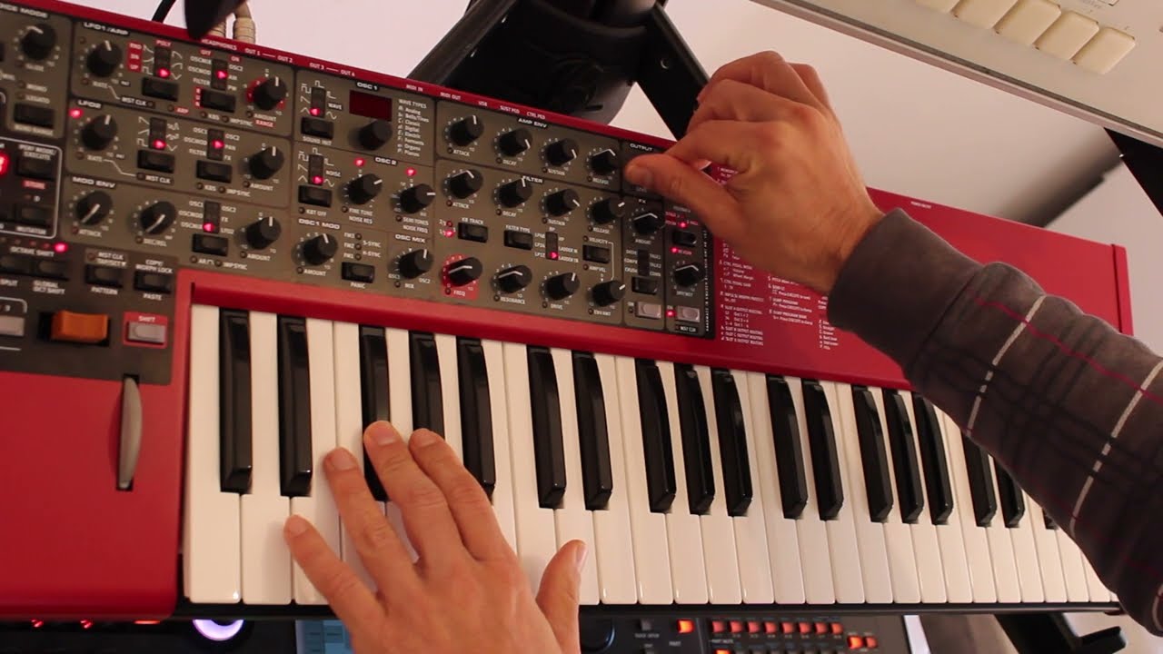 PINK FLOYD Keyboard synth cover on Nord Lead 4 - YouTube