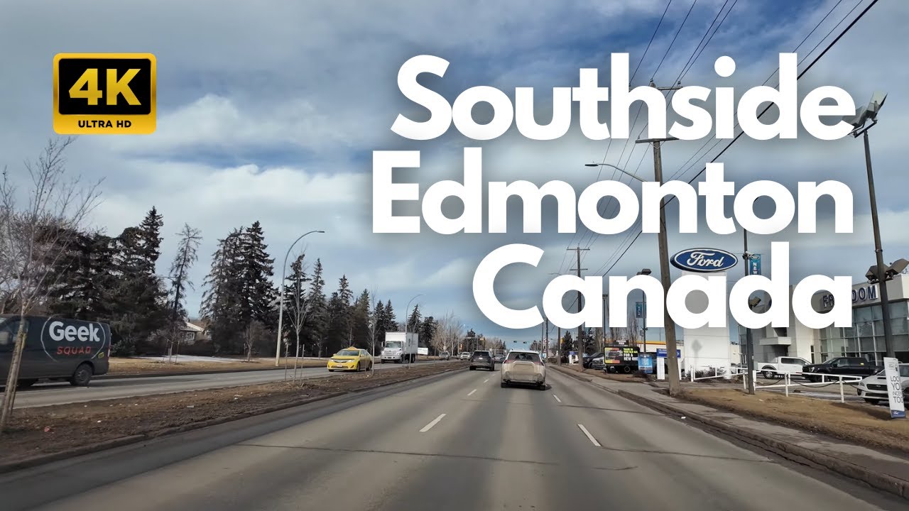Driving in Edmonton Southside - Dash Cam in Canada - YouTube