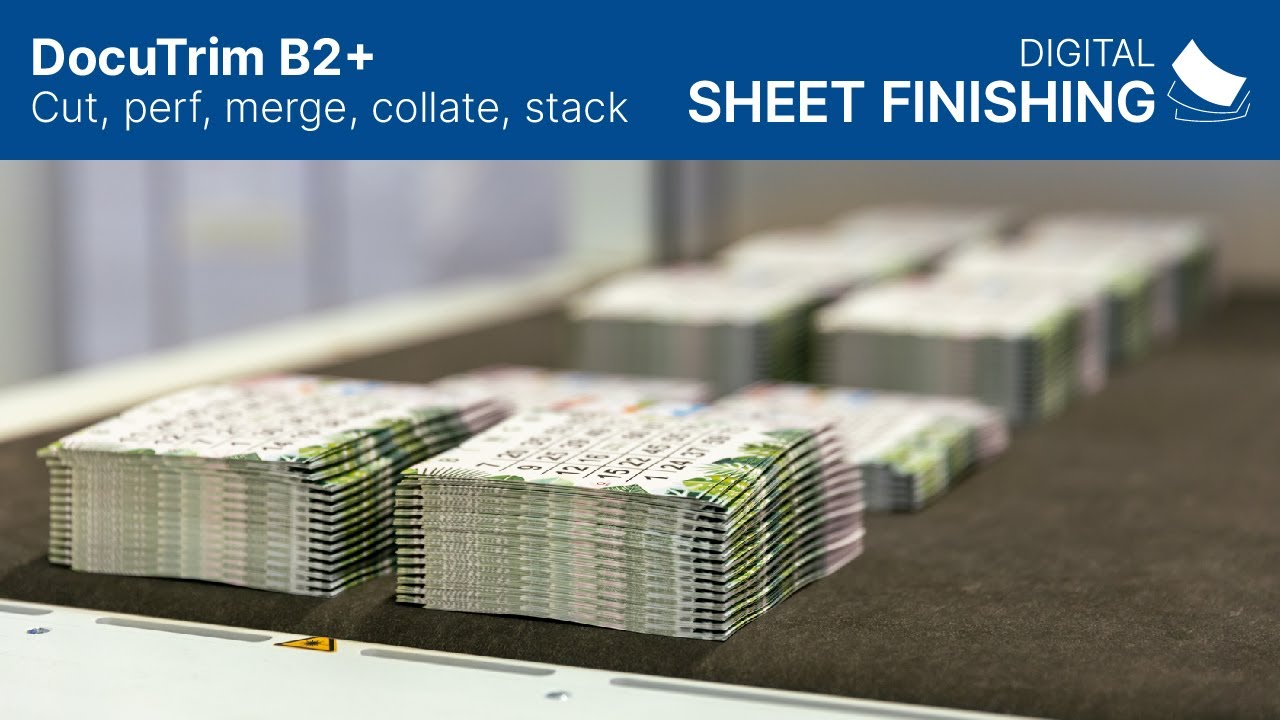 DocuTrim B2+ – Digital Sheet Finishing | Hunkeler AG - YouTube