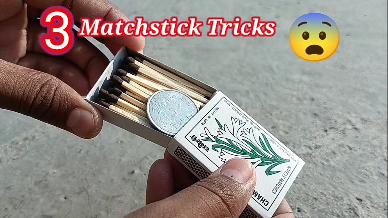 3 Awesome Tricks with Matches you Should Try at Your Home - YouTube
