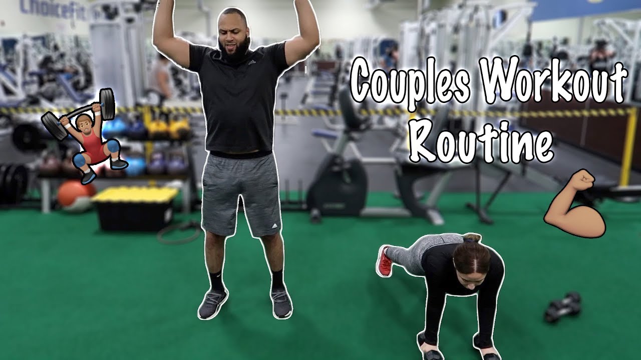 OUR COUPLES WORKOUT ROUTINE! (GET FIT WITH US) - YouTube