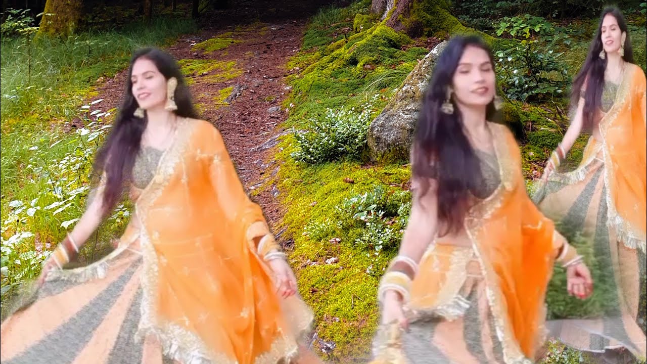 Rekha Meena Dance On Orange 🍊 And Yellow Lugdi !! New Meena Ladies ...
