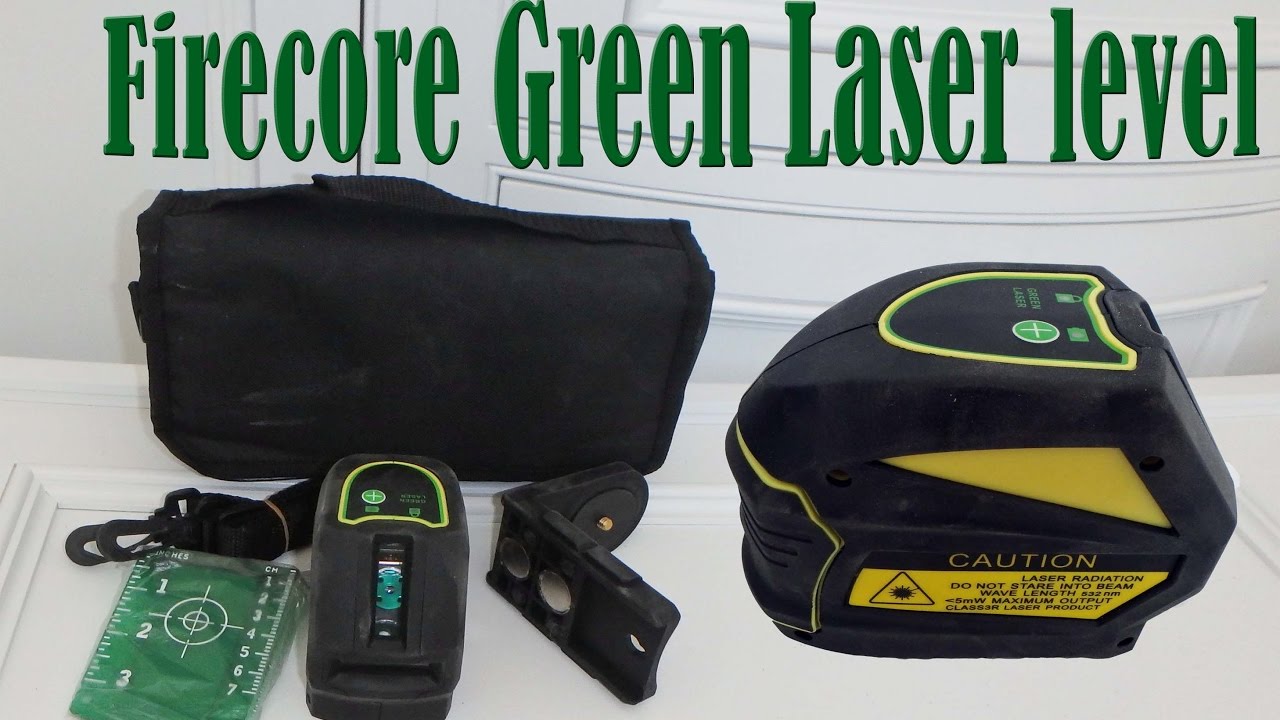Firecore Green Laser Level - YouTube